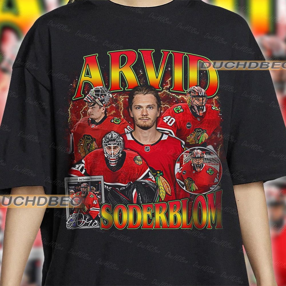 Arvid Soderblom Shirt Ice Hockey American Professional Hockey ...