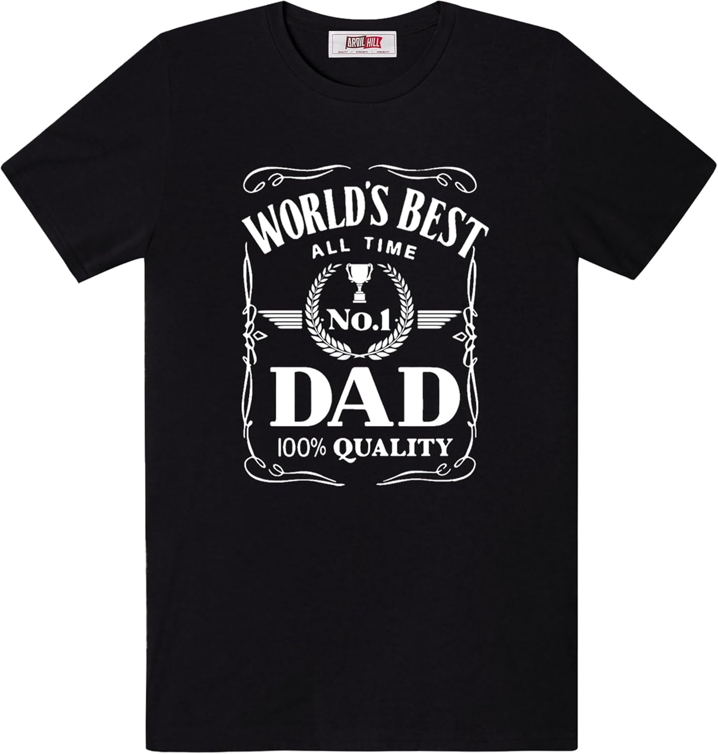 Arvilhill Men Father's Day T-Shirt from My Daughter Best Dad Ever Daddy ...