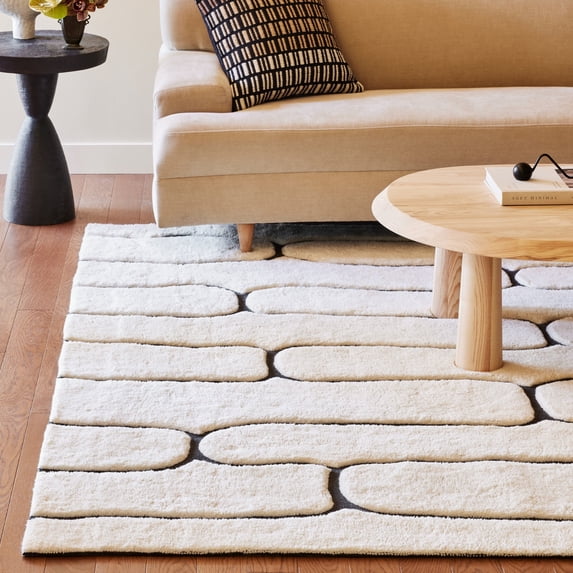 Rugs USA Nazco Abstract New Zealand Wool Area Rug, 9' 6" x 13' 6 ...
