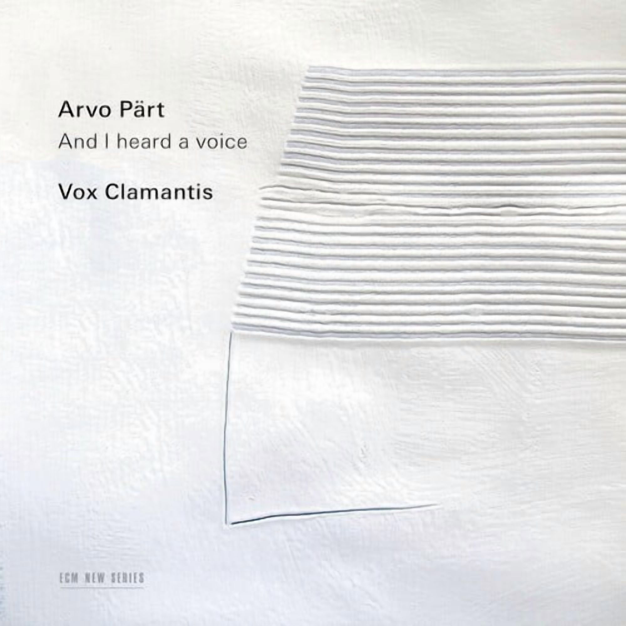 Vox Clamantis - Part: And I Heard a Voice - Music & Performance - Vinyl ...