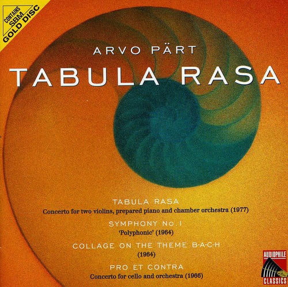Arvo Part-Tabula Rasa - P Rt: Tabula Rasa [CD] - Walmart.com
