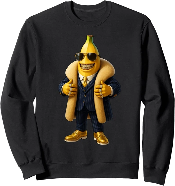 Arvy Bananito Bandito Banana Bandit - Italian Brainrot Unisex Crewneck ...