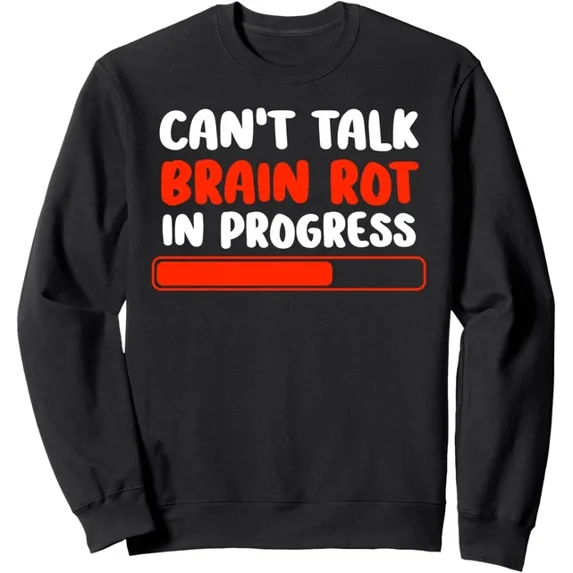 Arvy Brain Rot Brainrot Gamers Comedy Present Unisex Crewneck ...