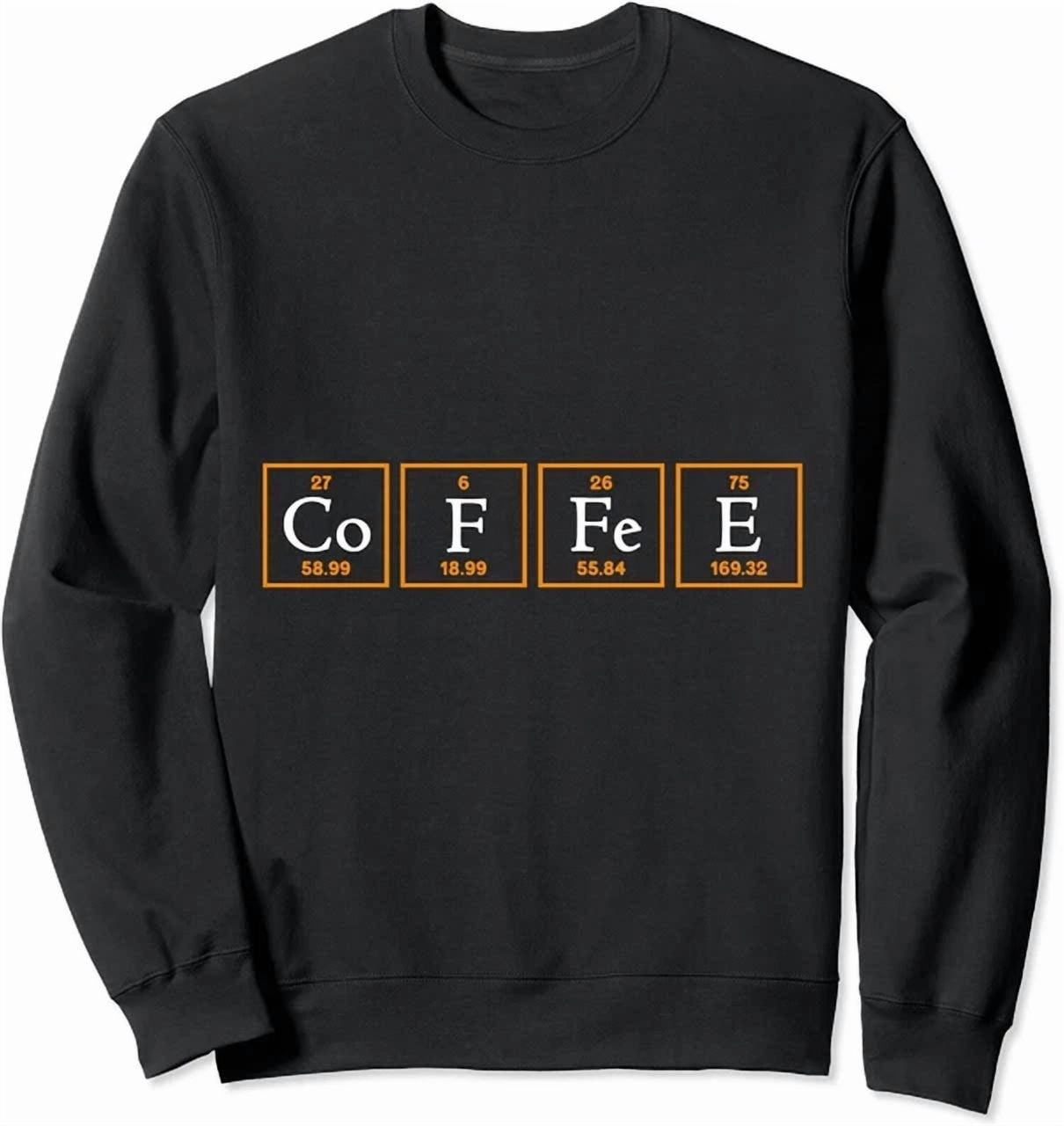 Arvy Coffee Periodic Table Elements Science Unisex Crewneck Sweatshirt ...