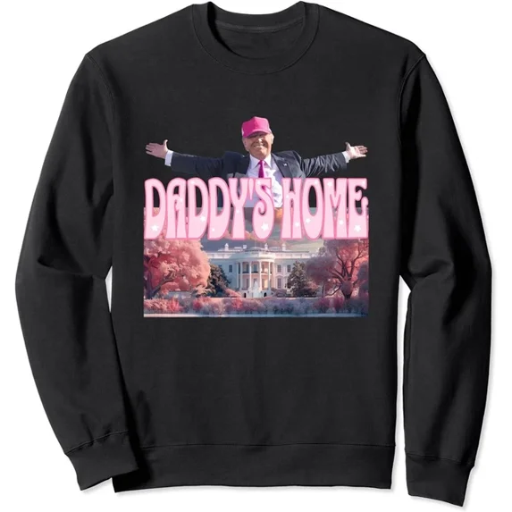 Arvy Daddy's Home Real Donald Pink Preppy Edgy Good Man Unisex Crewneck ...