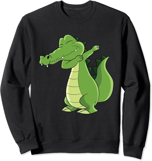 Arvy Dancing Alligator Gift Dabbing Alligator Unisex Crewneck ...