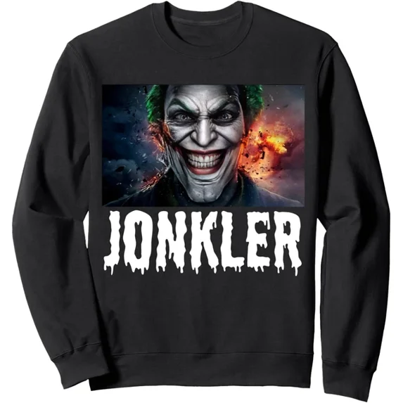 Arvy Evil Jonkler Joker Design Joke Unisex Crewneck Sweatshirt ...