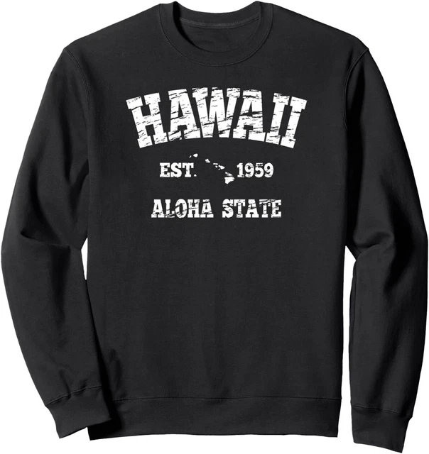 Arvy Hawaiian Aloha State Graphic Vintage Hawaiian Islands Unisex ...