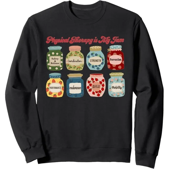 Arvy Is My Jam Physical Therapist Assistant Design Jam Unisex Crewneck ...