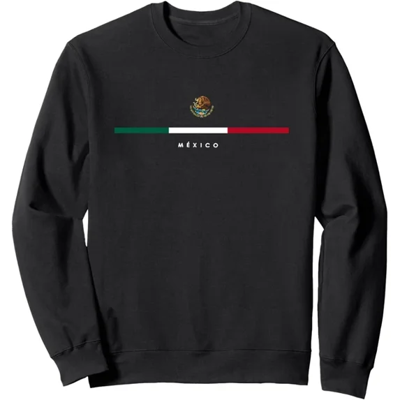 Arvy Mexico Flag Vintage Mexican Independence Day Unisex Crewneck ...