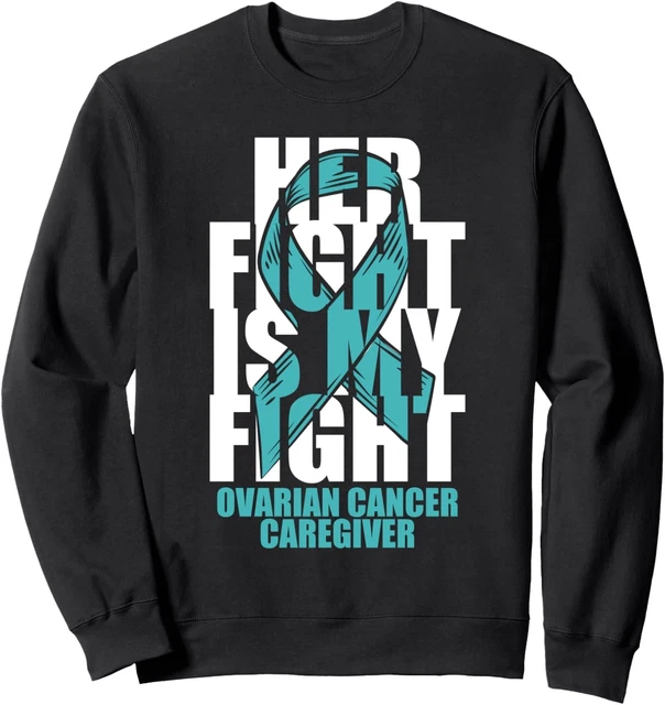 Arvy Month Teal Ribbon Her Fight Gift Design Solidarity Unisex Crewneck ...