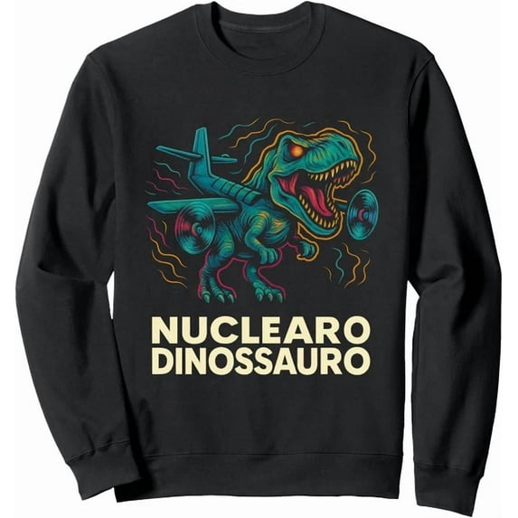 Arvy Nuclearo Dinossauro Italian Brainrot Unisex Crewneck Sweatshirt - Walmart.com