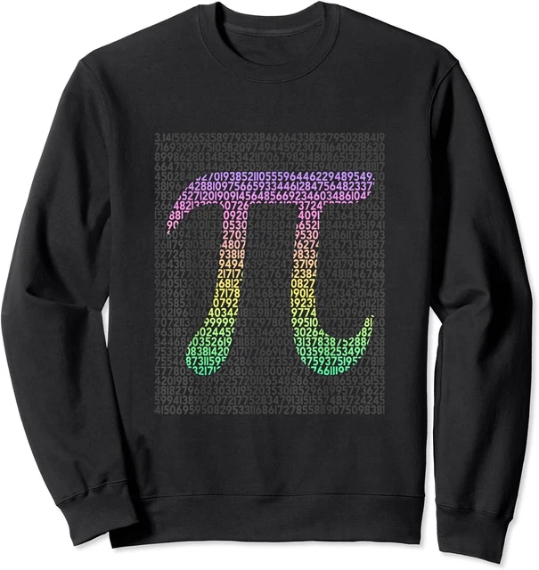 Arvy Pi For Teacher Vintage 3.14 Pi Digits Happy Pi Day Unisex Crewneck ...