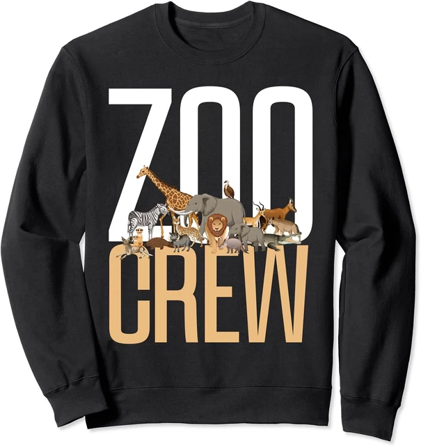 Arvy Quote Zoo-Crew Safari Animals Safari Party Unisex Crewneck ...