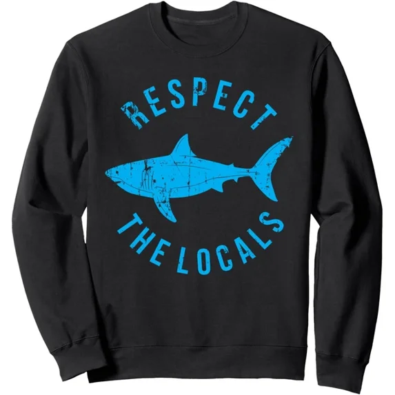 Arvy Respect The Locals Shark Ocean Animal Rights Biology Unisex ...