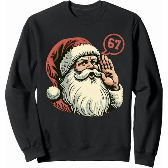Arvy XmaS Six Seven Brainrot Santa Fun Unisex Crewneck Sweatshirt ...