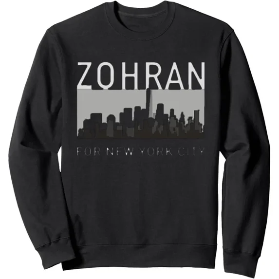 Arvy Zohran Mamdani For NYC Mayor Merch Gifts Unisex Crewneck ...