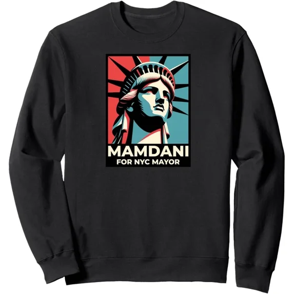 Arvy Zohran Mamdani For Nyc Mayor Cool Trendy Unisex Crewneck ...