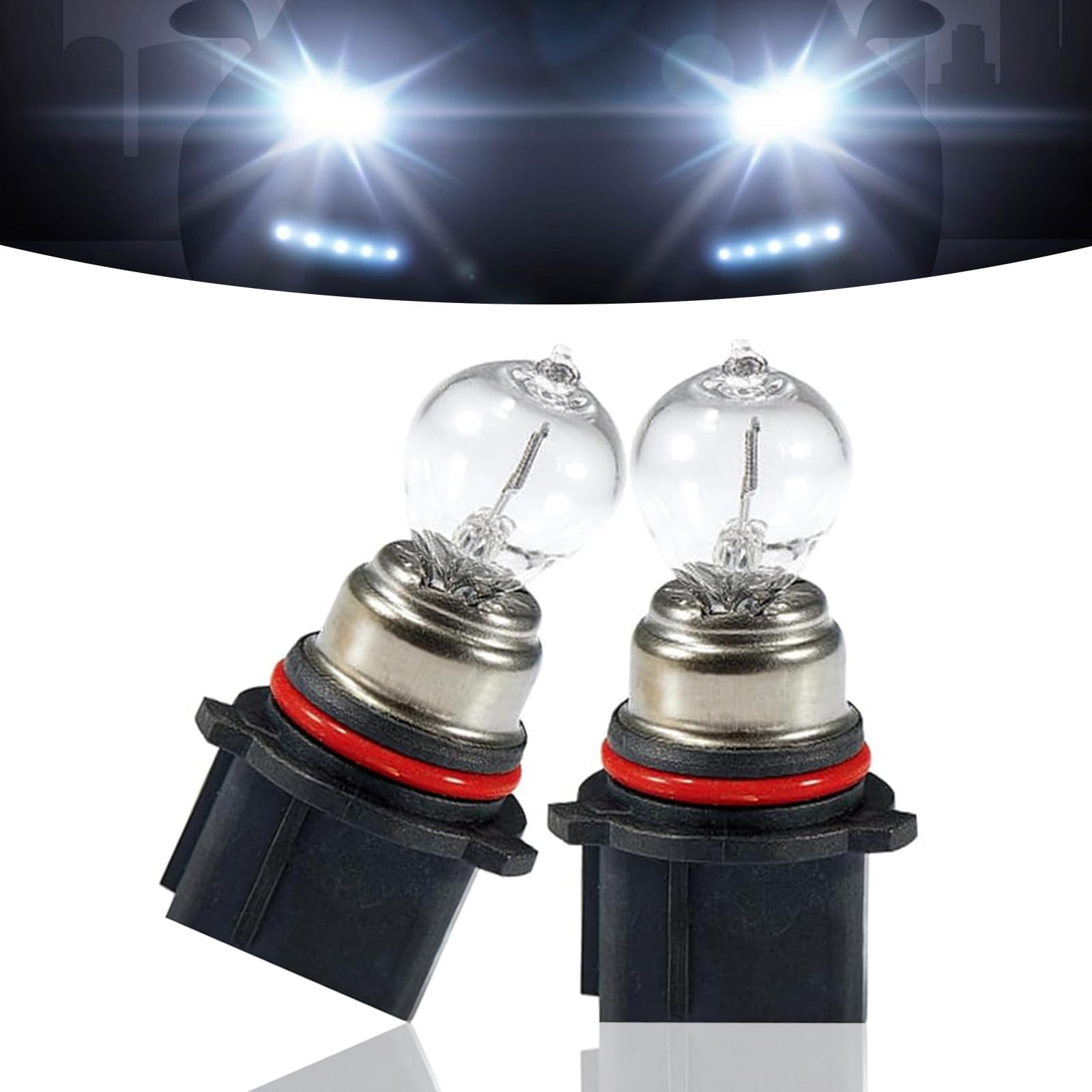 Arwrilt 2 PCS Automotive DHF10 Halogen Fog Light Bulbs, 4300K Steering ...