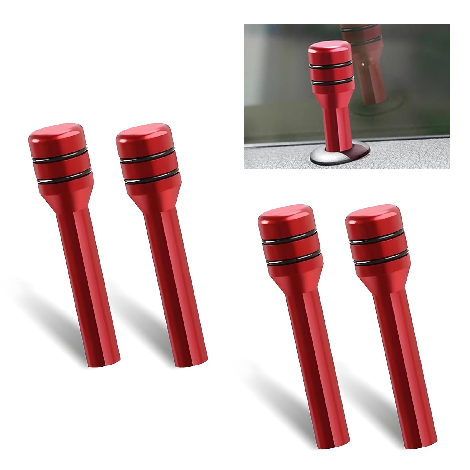 Arwrilt 4 PCS Car RRF12 Door Lock Knobs, Automotive Inner Door Lock ...