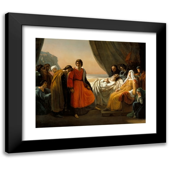 Ary Scheffer 14x12 Black Modern Framed Museum Art Print Titled - The ...