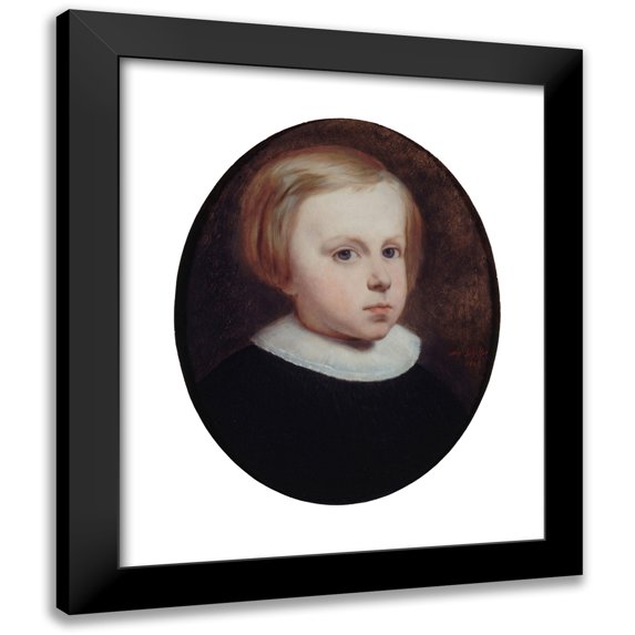 Ary Scheffer 20x24 Black Modern Framed Museum Art Print Titled - Child ...