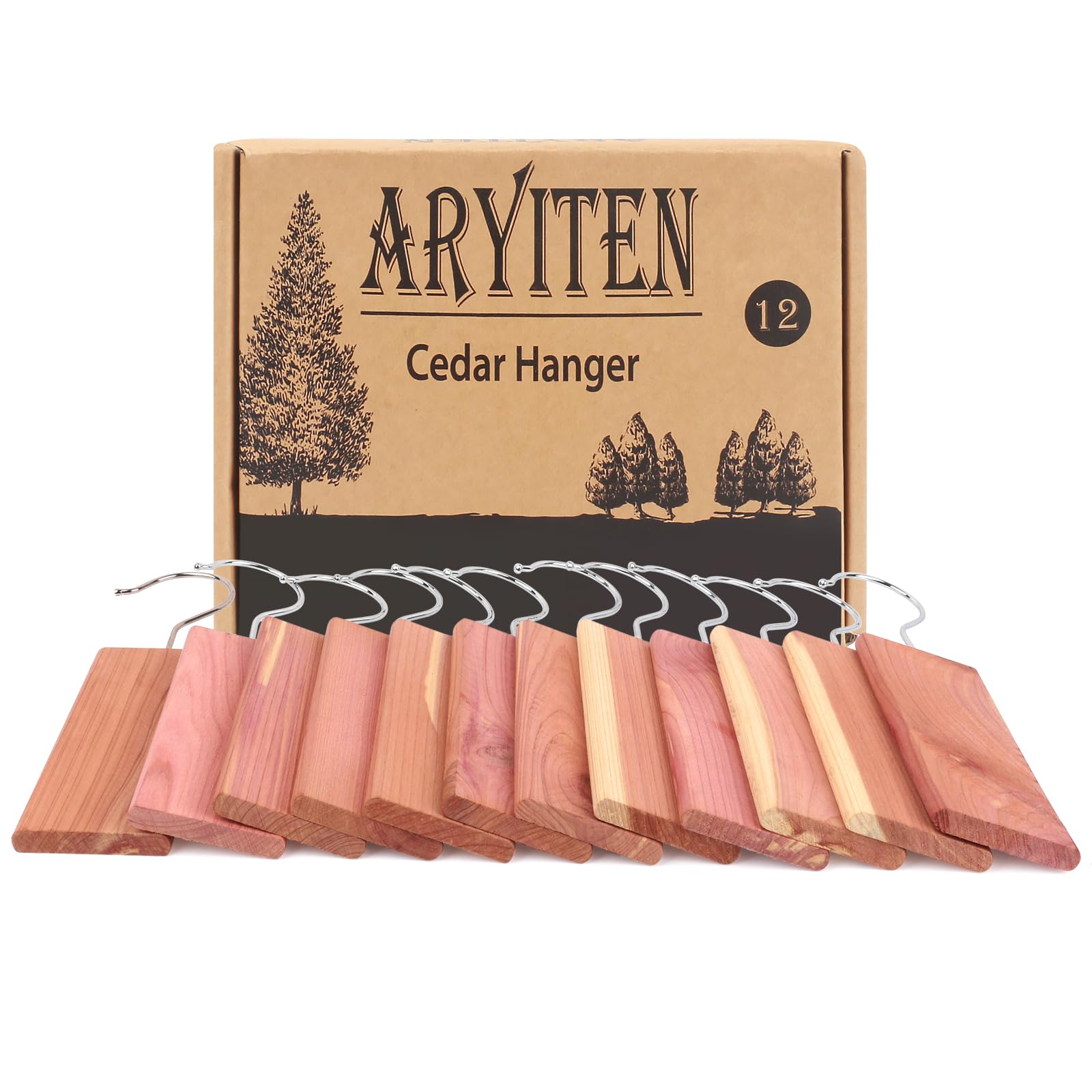 Aryiten Cedar Blocks for Clothes Storage, Aromatic Cedar Wood Planks ...