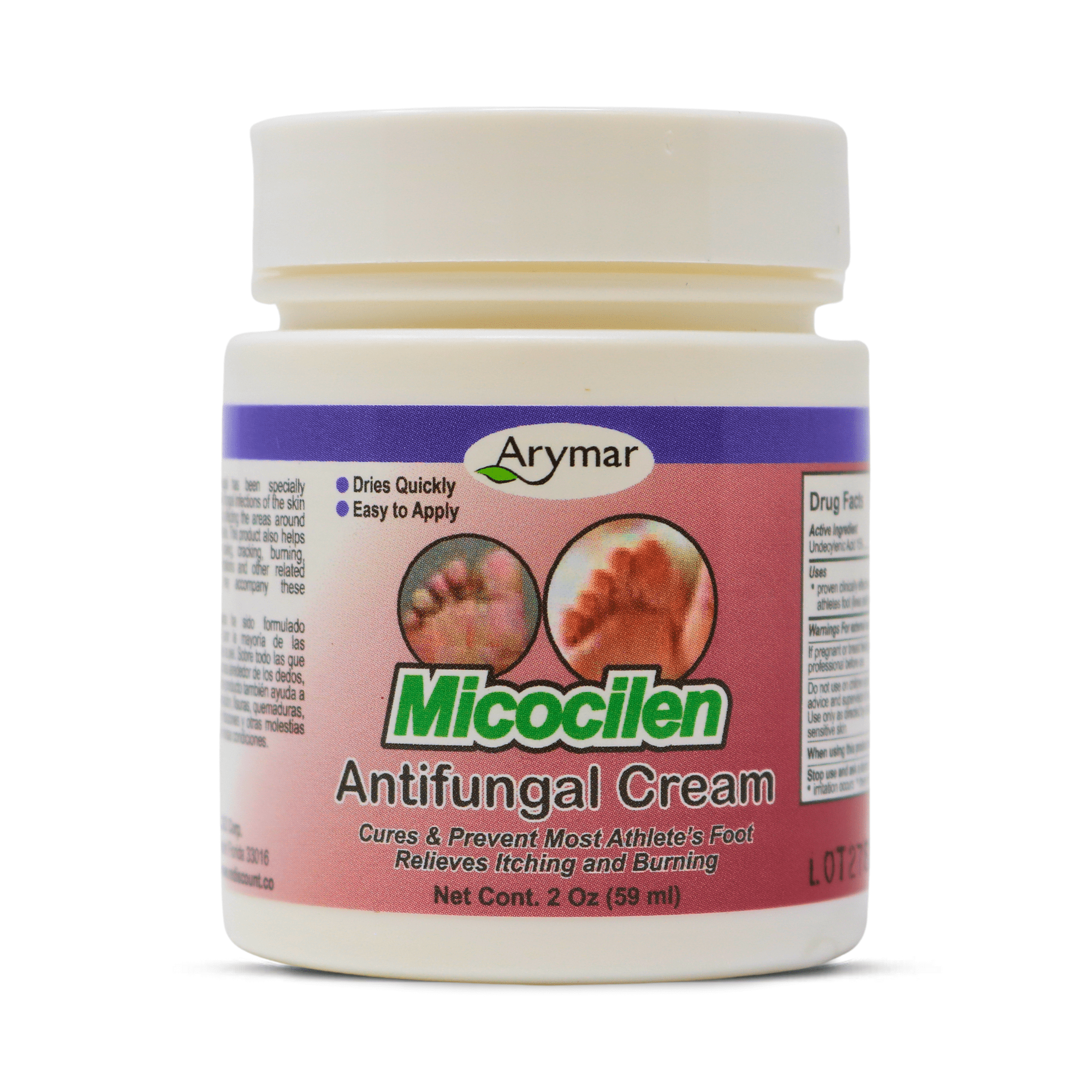Arymar Micocilen Antifungal Cream - 2 oz HSA/FSA Eligible - Walmart.com
