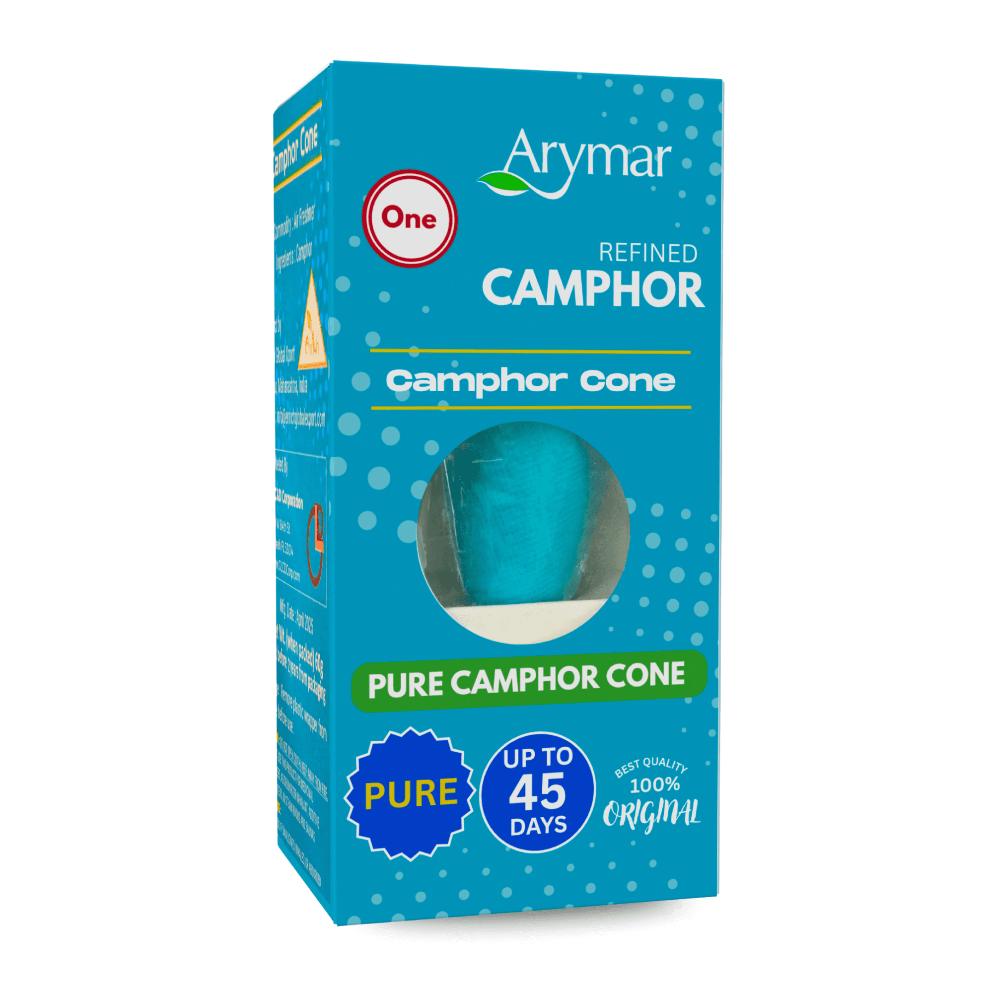 Arymar Original Camphor Cone – Natural Home Scent, Made in India, 60 ...
