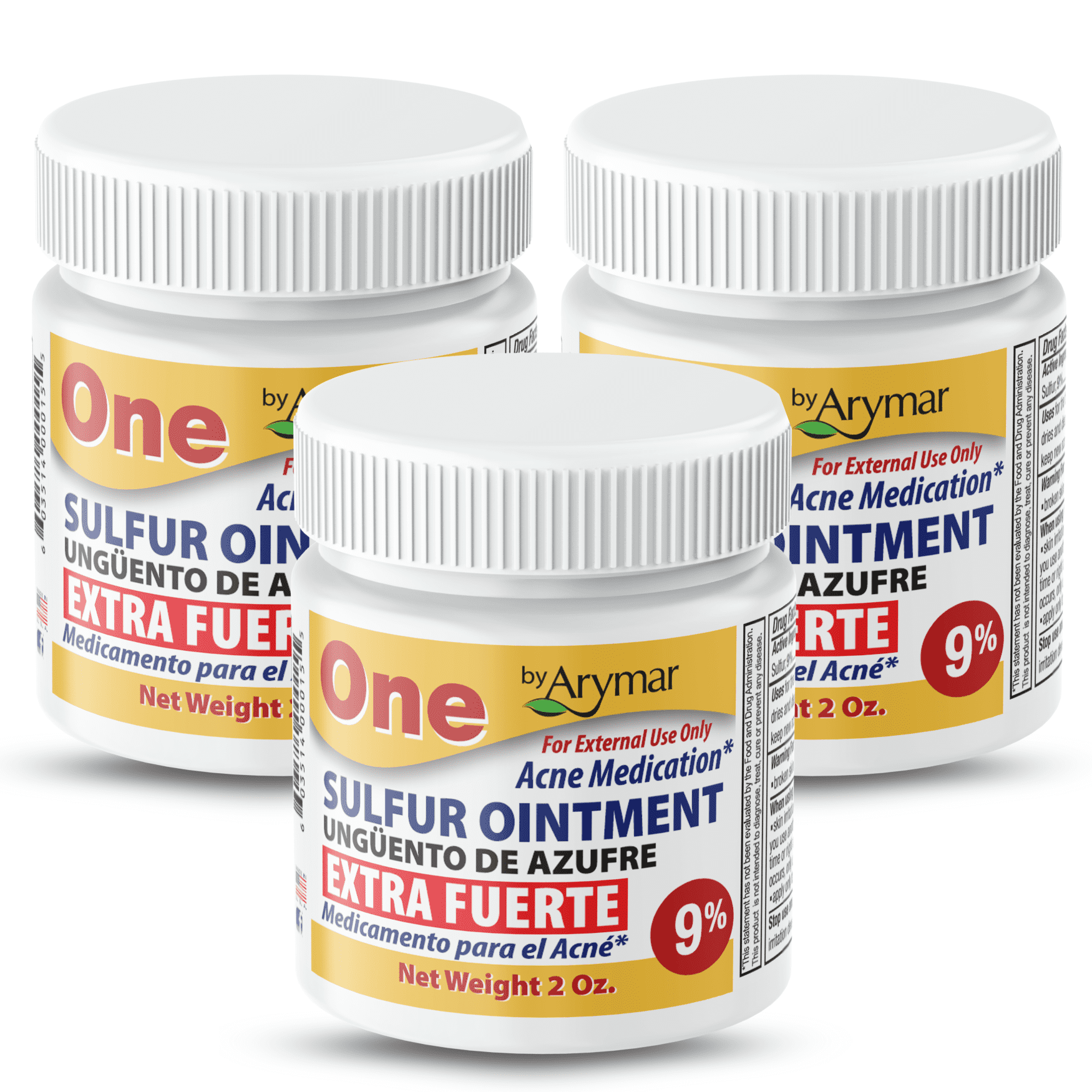 Arymar Sulfur Ointment 9% , Topical Skin Care -2 oz (3-Pack) - Walmart.com