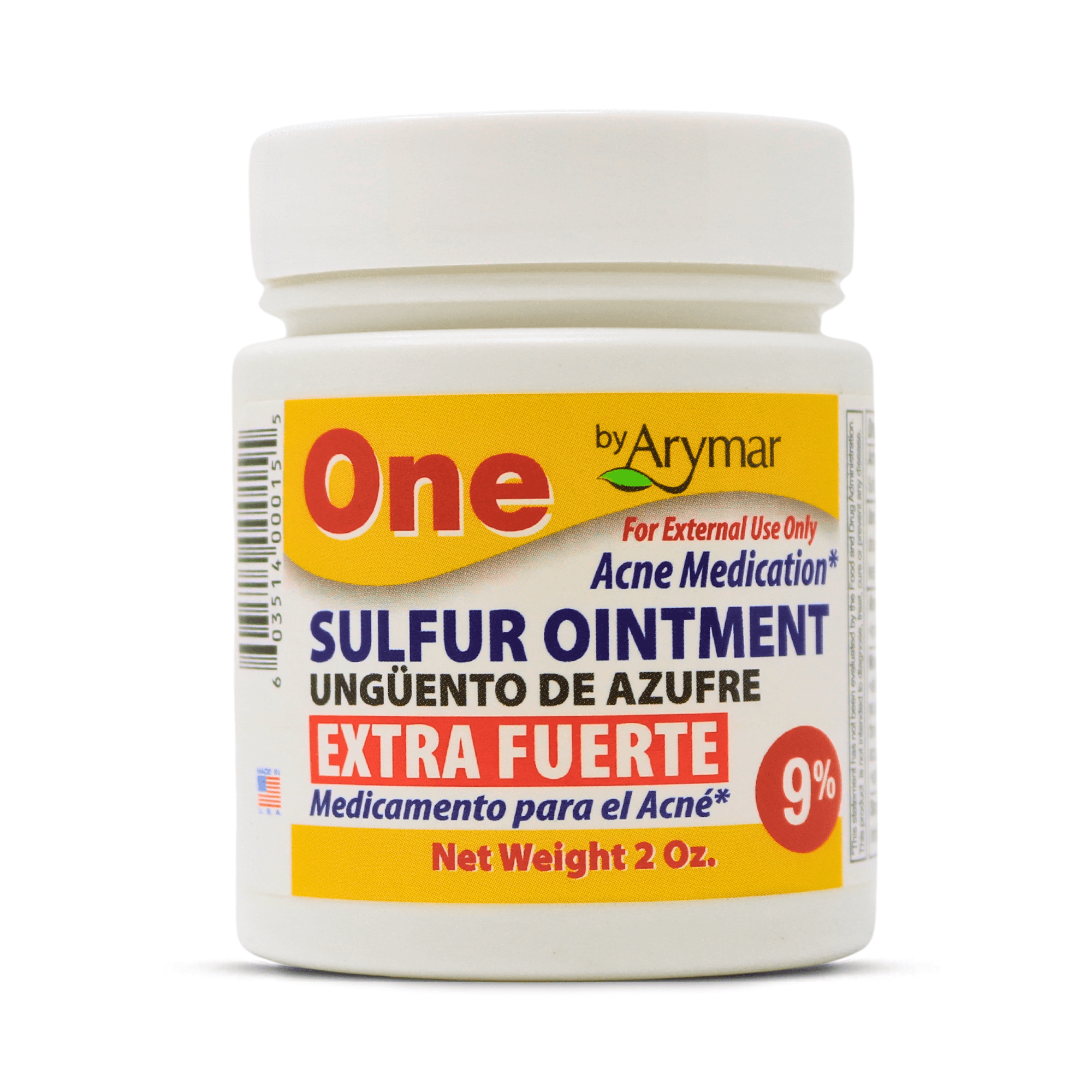 Arymar Sulfur Ointment for Acne / Healthy Skin - 2 Oz HSA/FSA Eligible ...