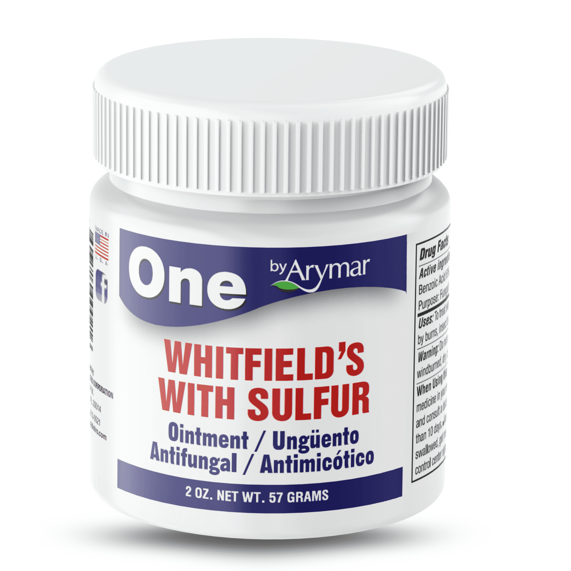 Arymar Whitfield’s Ointment with Sulfur – Skin Conditioning Balm, 2 oz ...