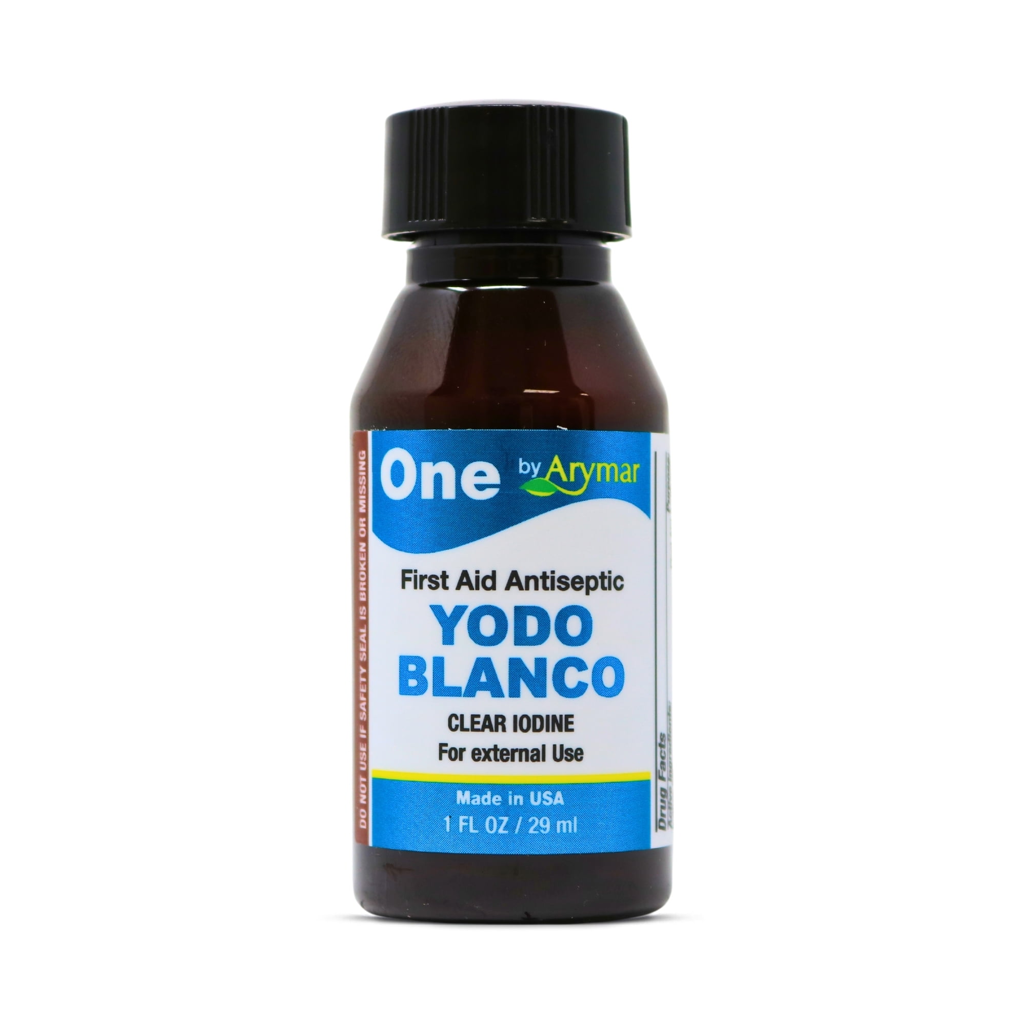 Arymar Yodo Blanco Iodo Clear Iodine Solution for Minor Cuts, Scrapes ...