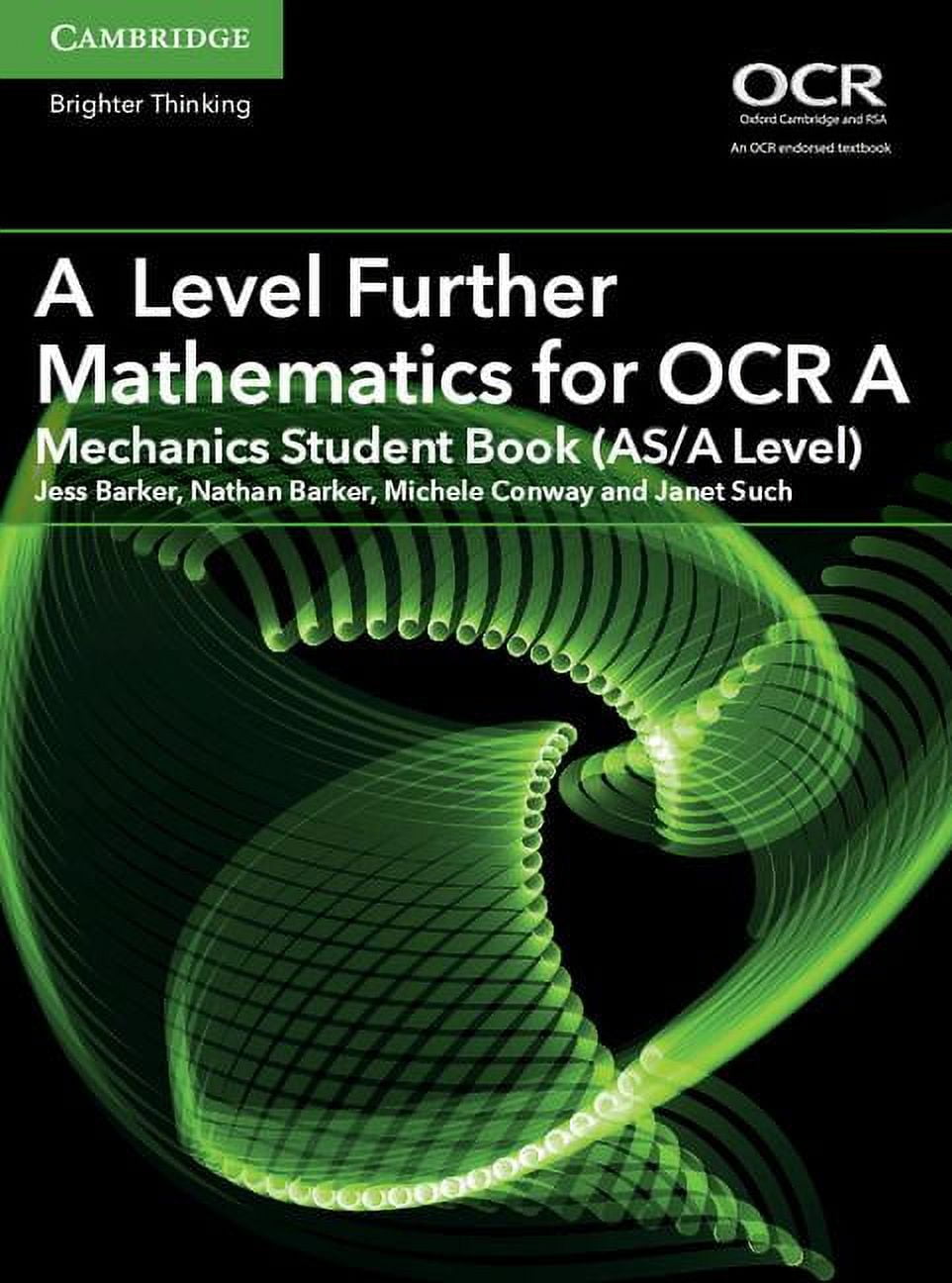 As/A Level Further Mathematics OCR A Level Further Mathematics for OCR ...