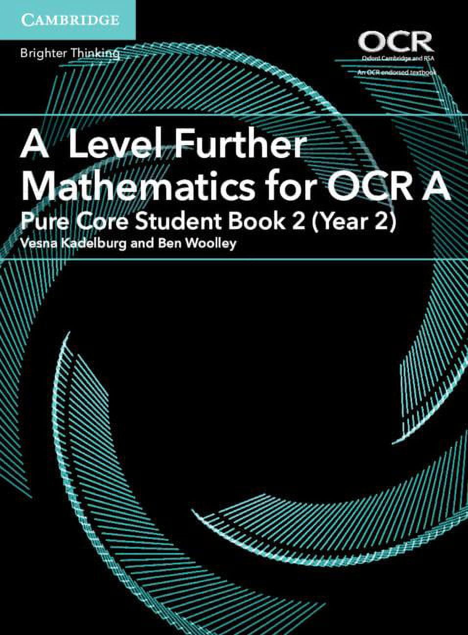 As/A Level Further Mathematics OCR A Level Further Mathematics for OCR ...