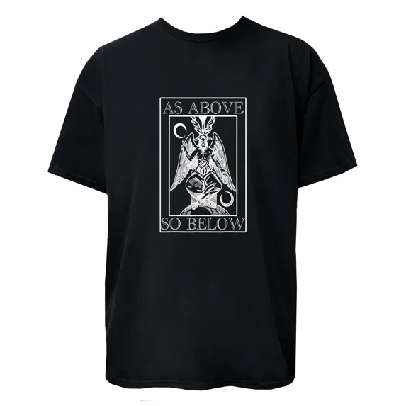 As Above So Below A Spiritual Symbol And A Graphic Quote Unisex T-Shirt ...