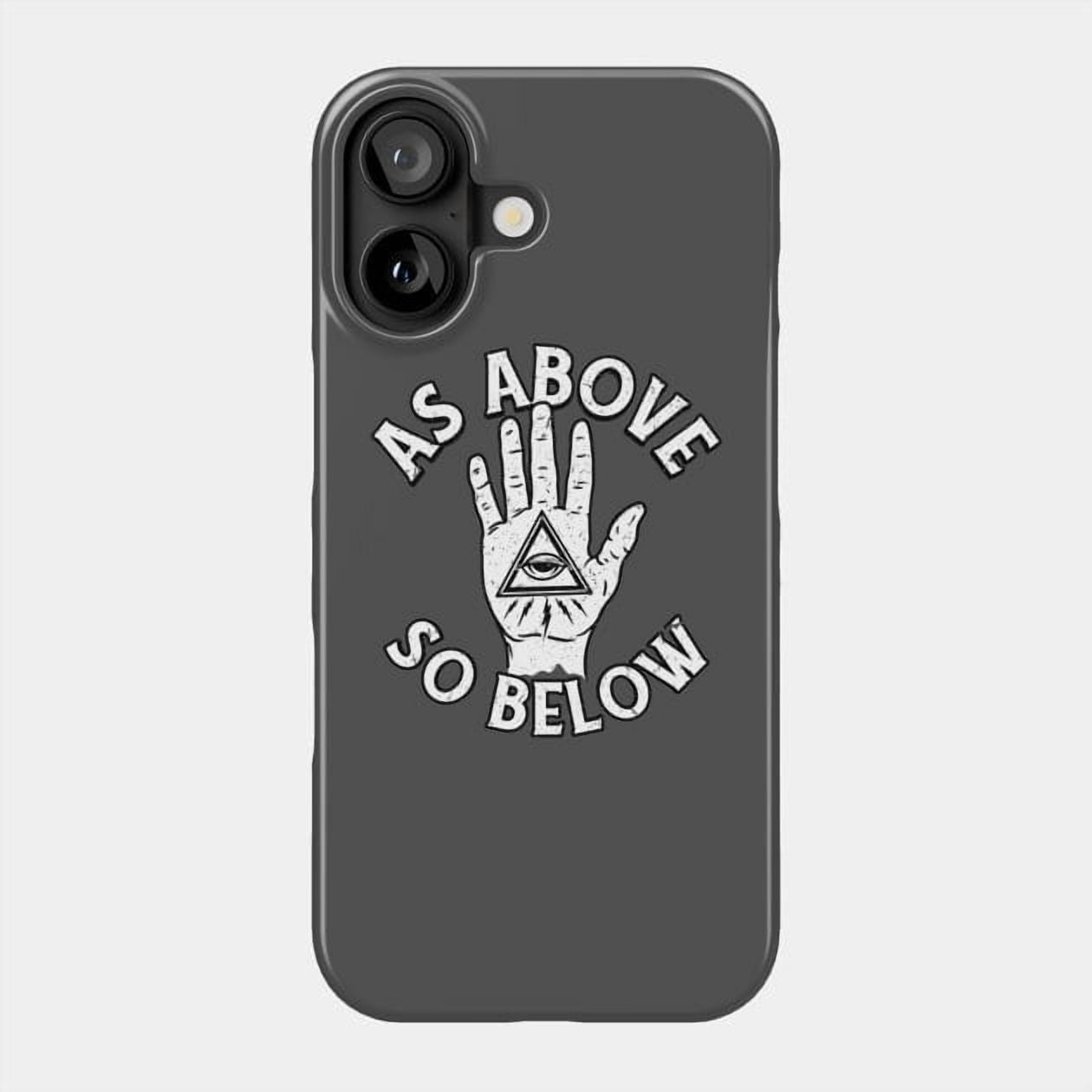 As Above So Below Gothic creepy Witchcraft Tough Case for iPhone 11-17 ...