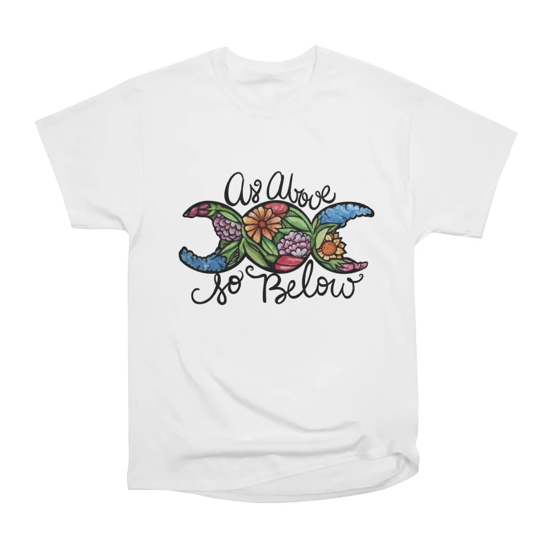 As Above So Below T-Shirt Tee Gift For Him Merch For Her Apparel For ...