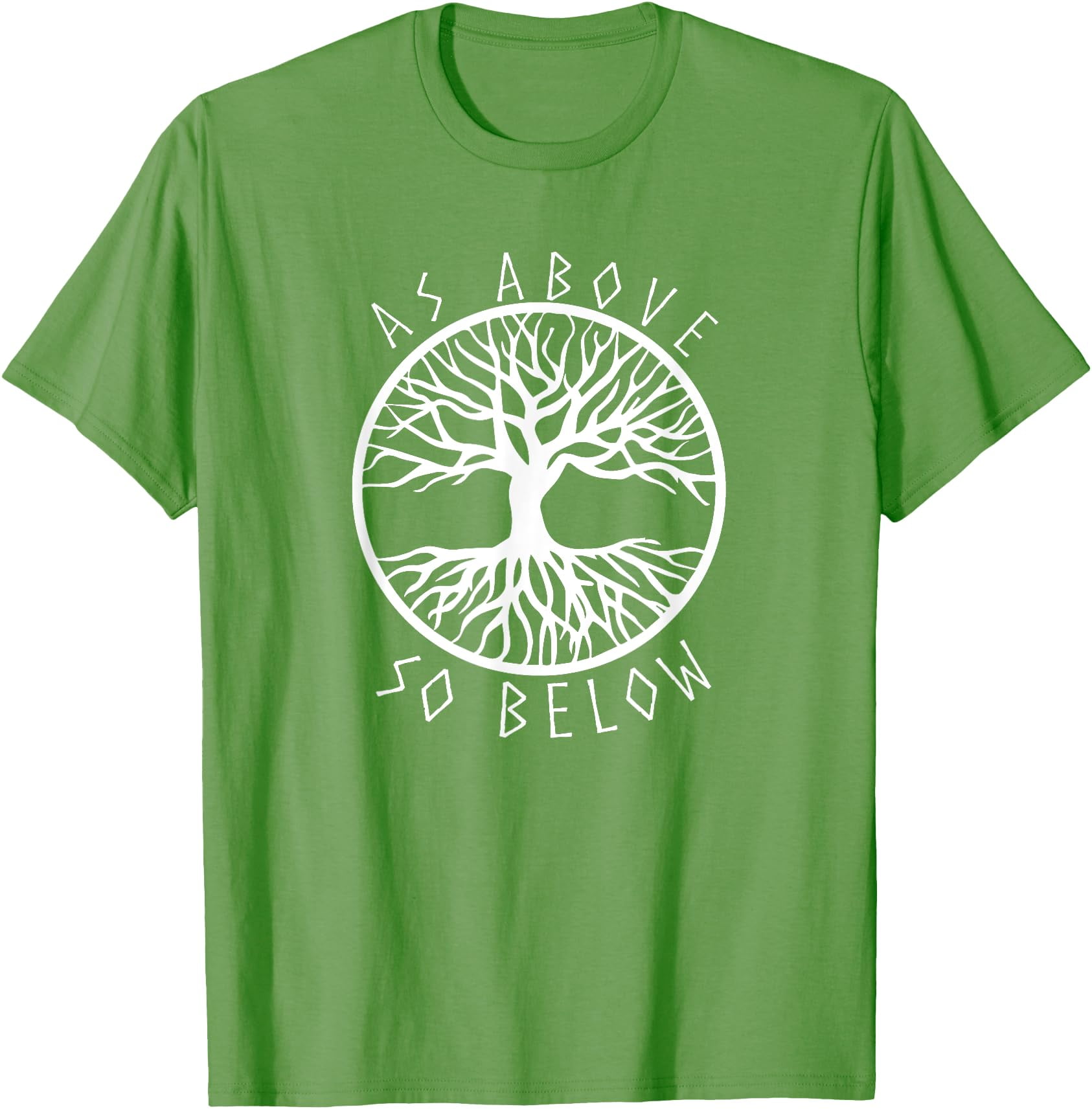 As Above, So Below Yggdrasil Tree of Life Pagan Unisex T-Shirt for Men ...