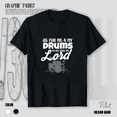 As For Me And My Drums We Will Serve The Lord Worship Band Top Unisex T ...