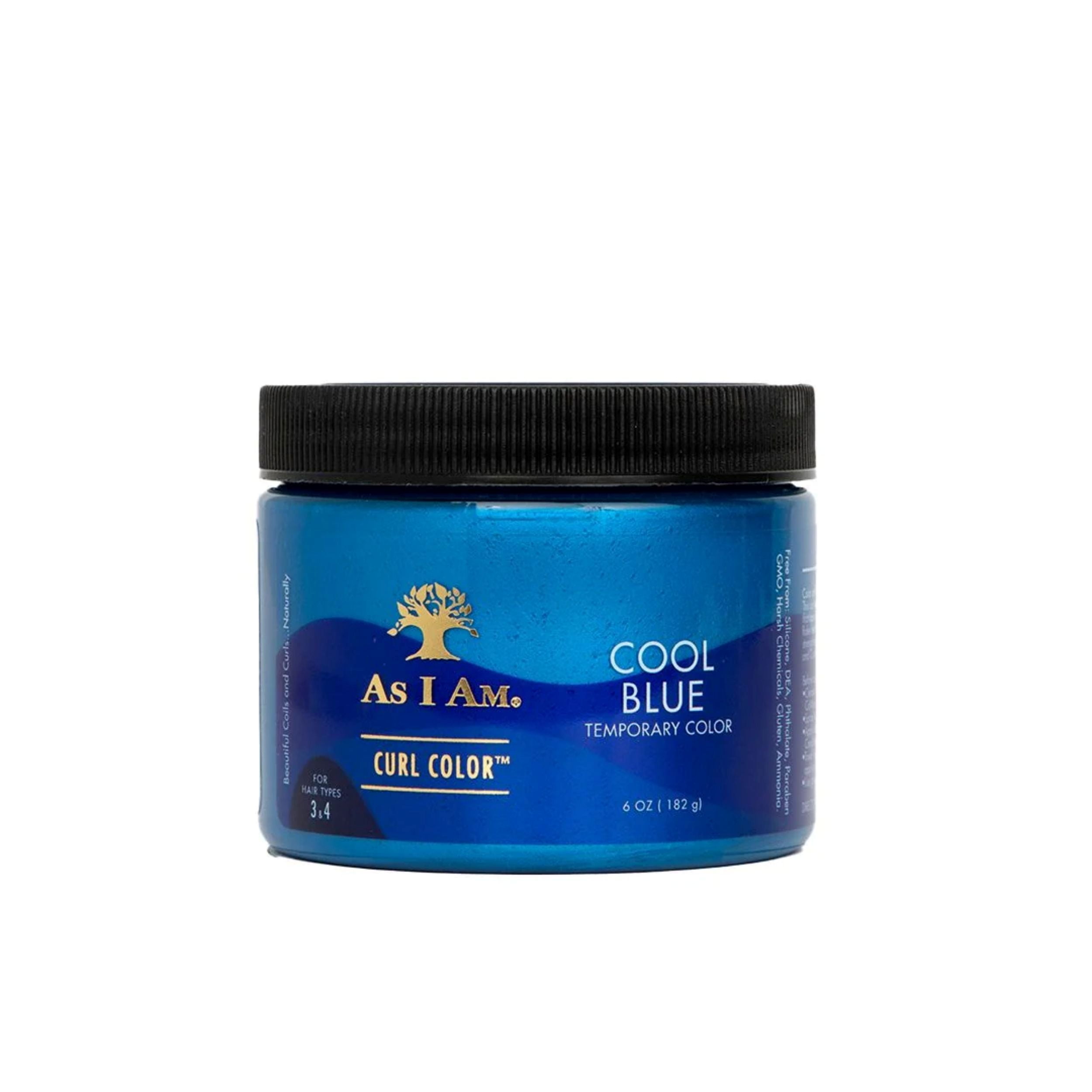 As I Am Curl Color™ Temporary Gel Cool Blue 6 oz Vegan Safe for All ...