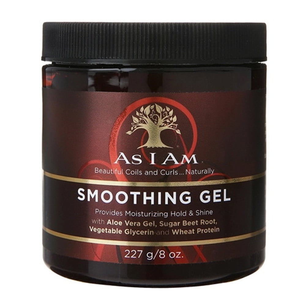 As I Am Smoothing Hair Gel With Aloe Vera Gel, Sugar Beet Root, 8 Oz, 2 ...