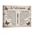 As I Sit In Heaven Dragonfly And Butterfly Memorial Sympathy Poem For ...