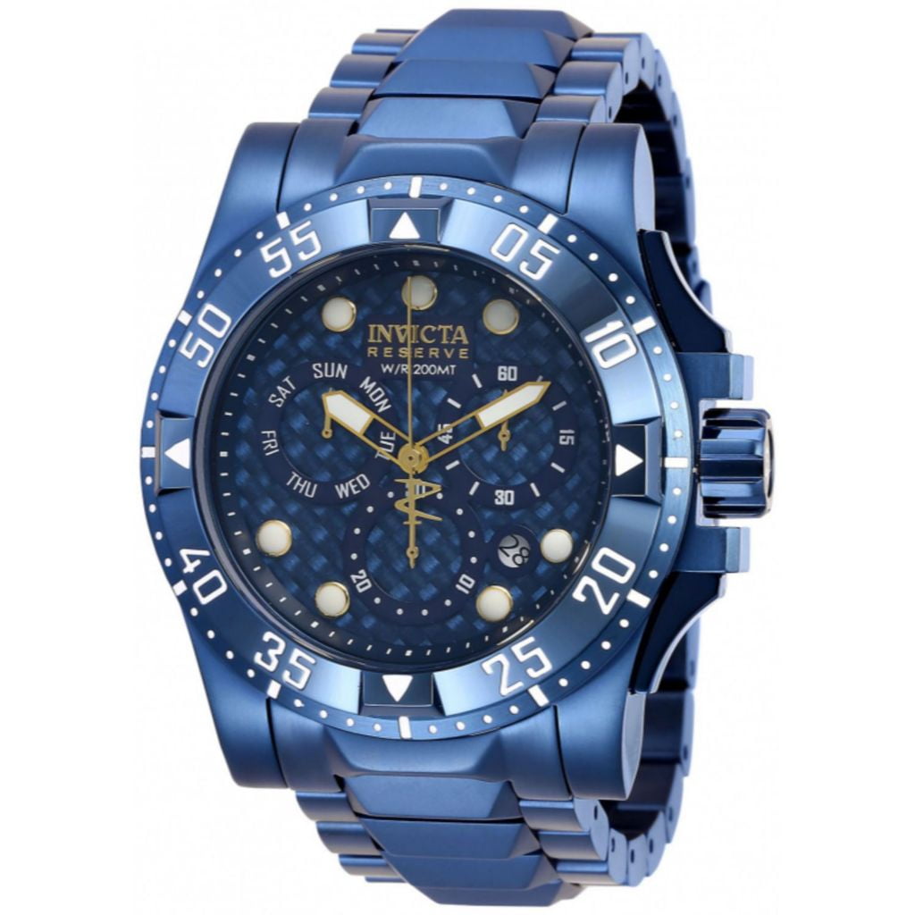"As Is" Invicta Reserve Men's 50mm Excursion Blue Label Swiss Quartz ...