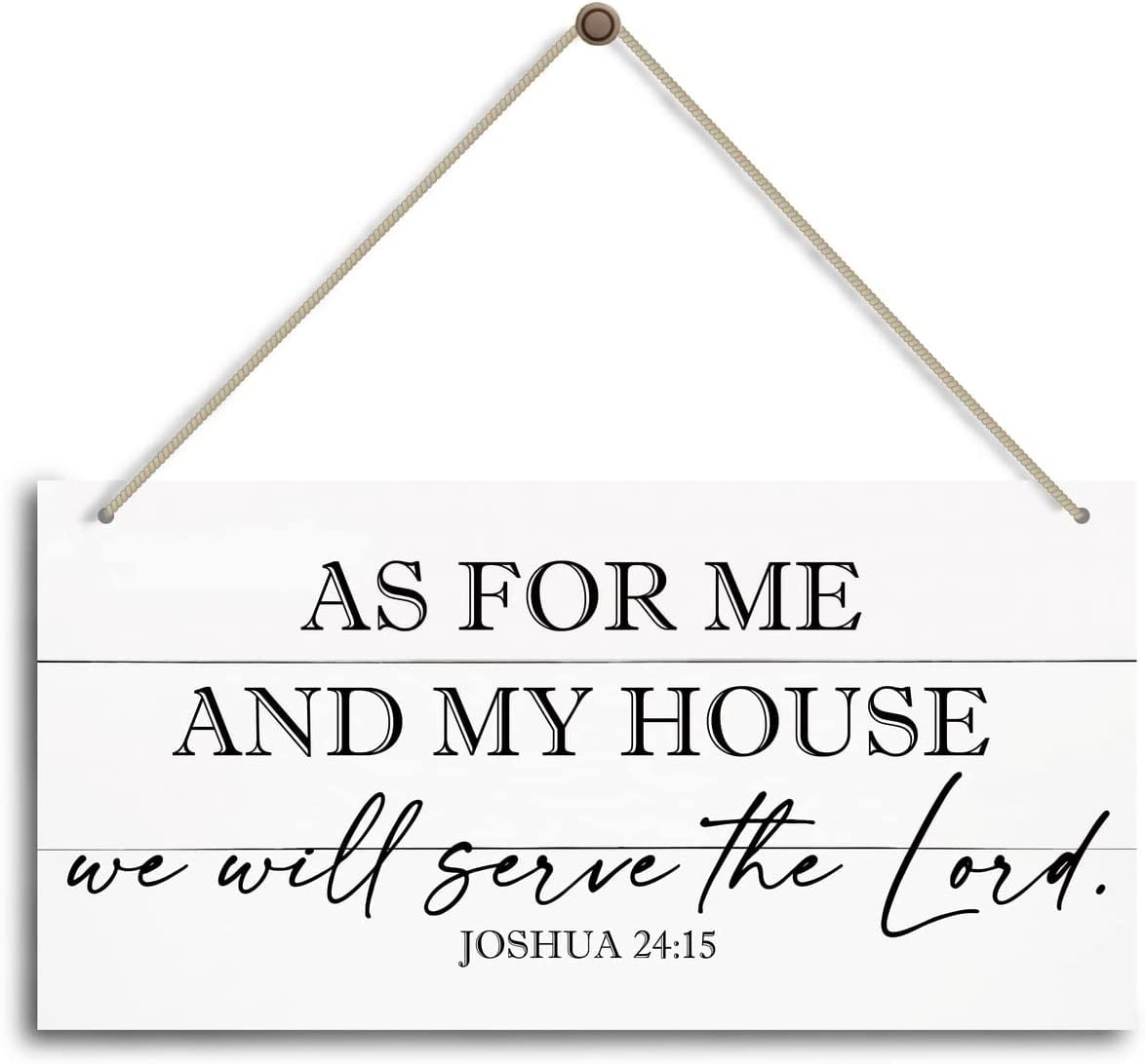 As for Me and My House We Will Serve The Lord - Farmhouse Christian ...