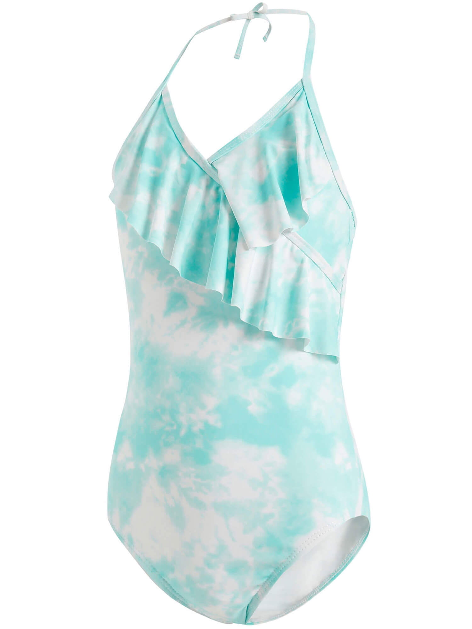 As Rose Rich Girls Swimsuit Ruffle One Piece Bathing Suits UPF50+, 16 ...