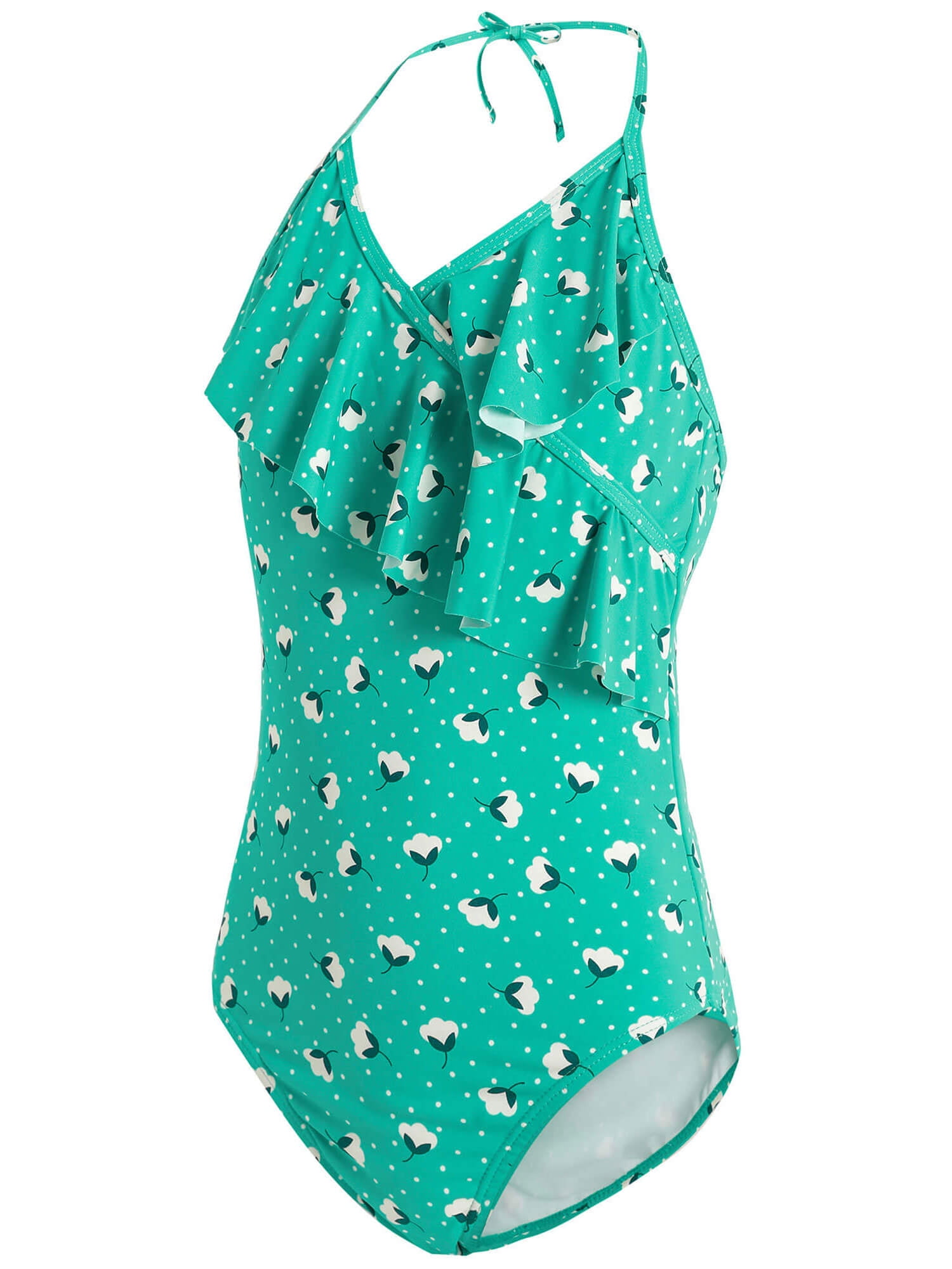 As Rose Rich Girls Swimsuit Ruffle One Piece Bathing Suits UPF50+, 16 ...