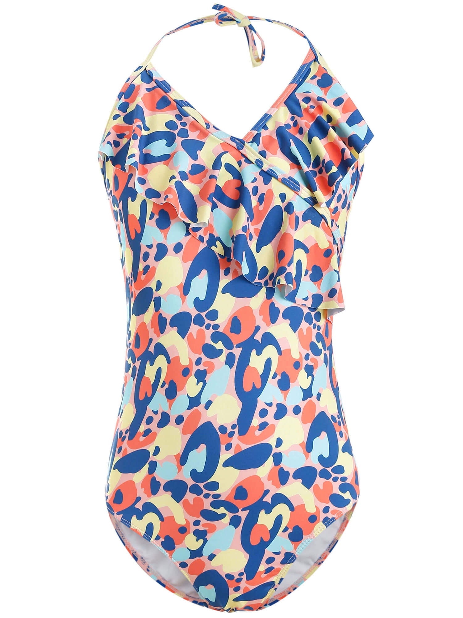 As Rose Rich Girls Swimsuit Ruffle One Piece Bathing Suits UPF50+, 16 ...