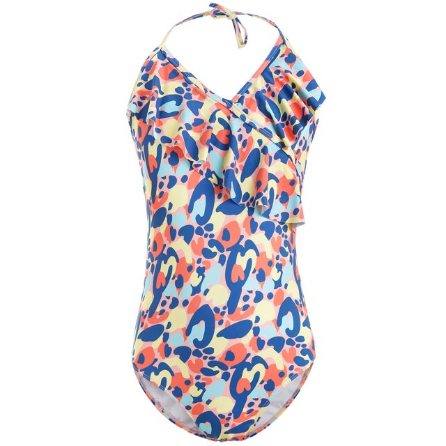 As Rose Rich Girls Swimsuit Ruffle One Piece Bathing Suits UPF50+, 16 ...