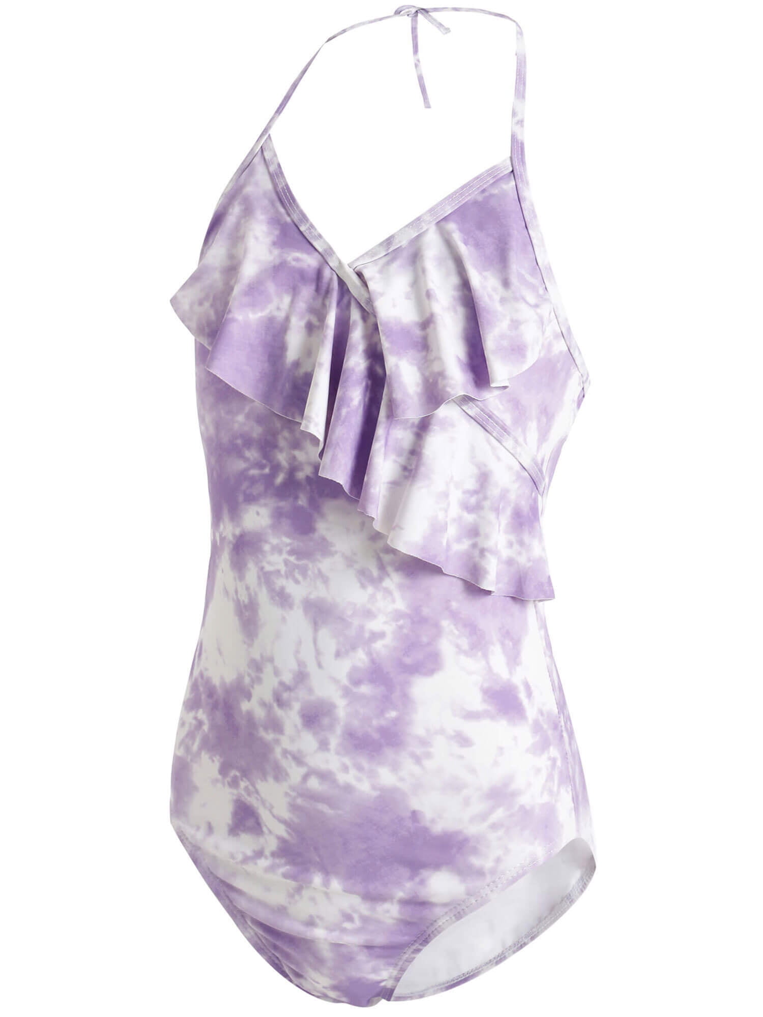 As Rose Rich Girls Swimsuit Ruffle One Piece Bathing Suits UPF50+, 7-8 ...